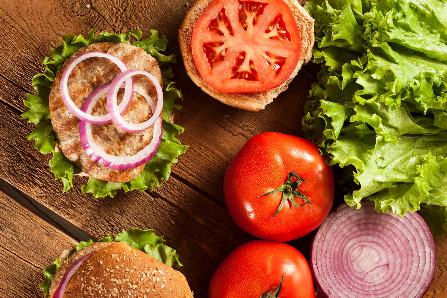 Grilled Turkey Burgers with a Very Veggie Potato Salad | Food For Health